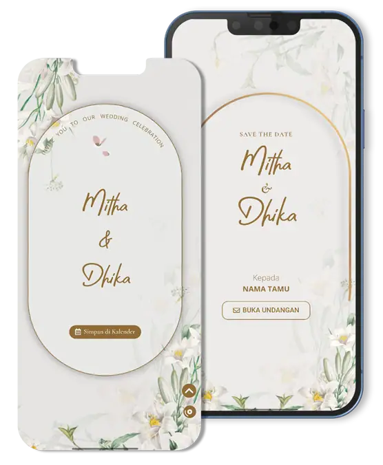 White Lily (Gold) - Brides Space